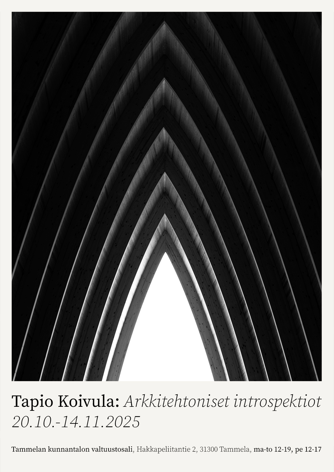 Arkkitehtoniset introspektiot 20.10.-14.11.2025 | Tapio Koivula ...